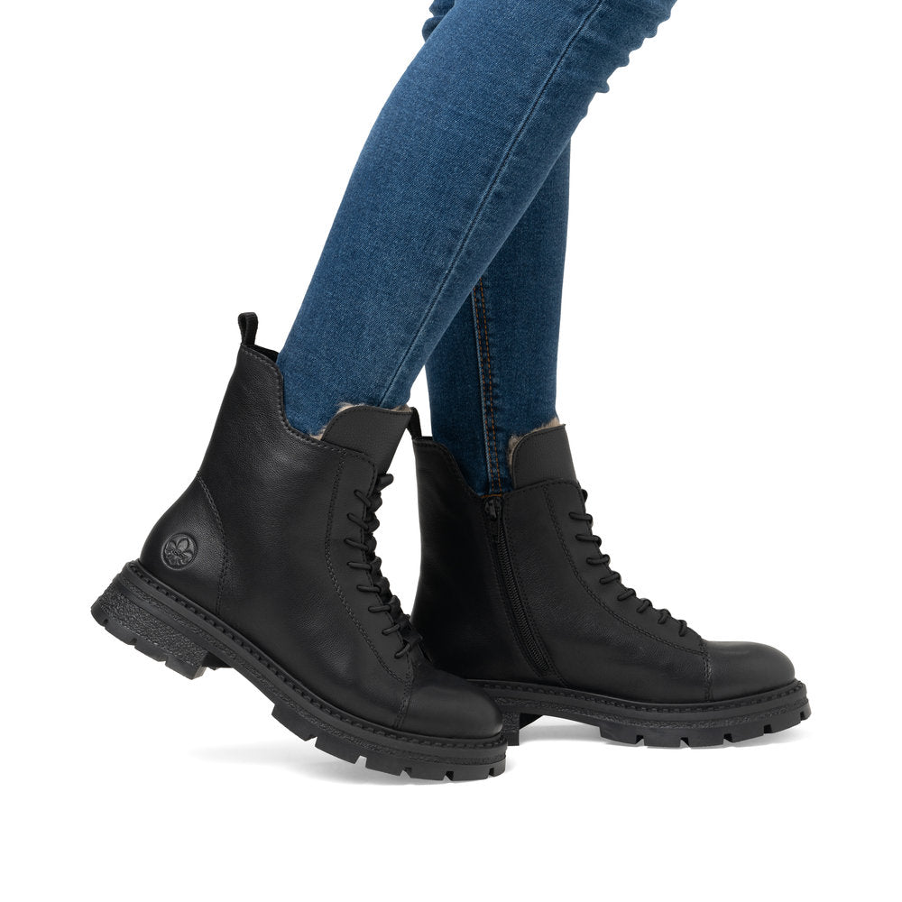 Ghete Dama Piele Naturala Rieker RIEK Z9853 – amely.ro