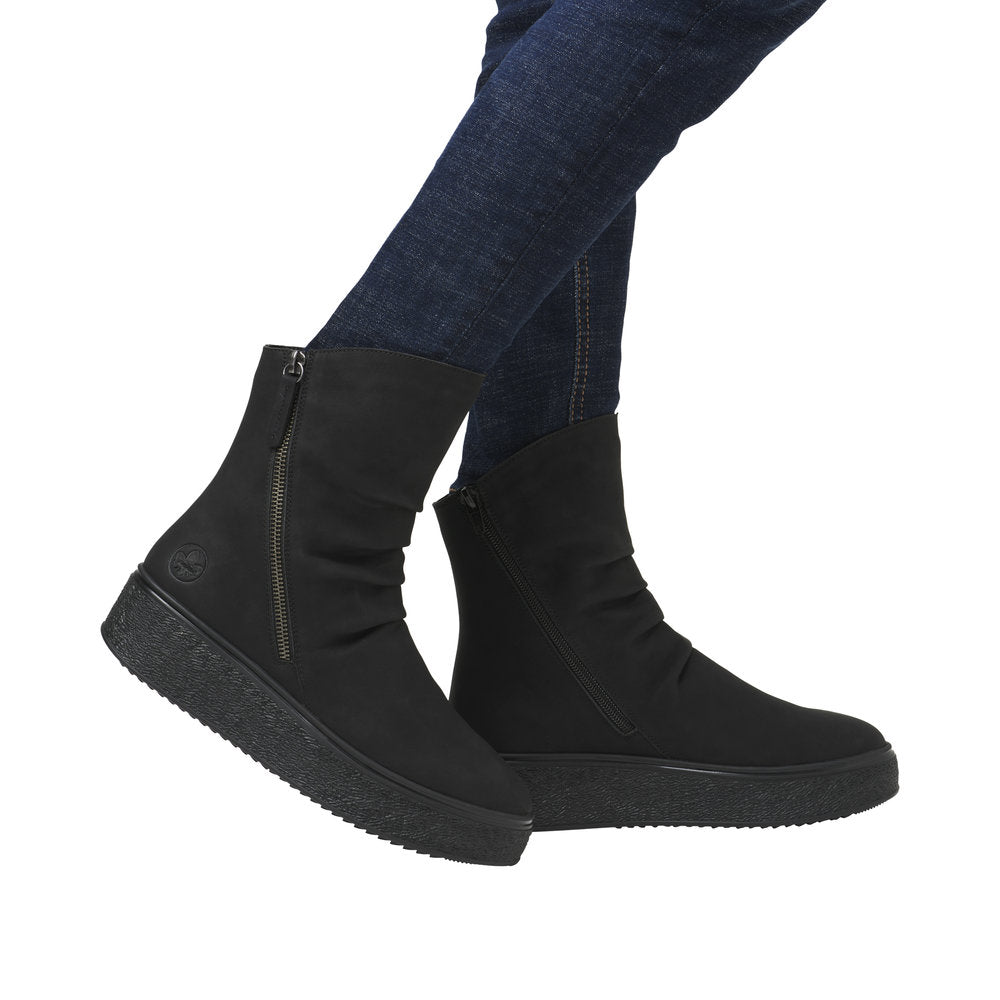 Ghete Dama Piele Naturala Rieker RIEK 78852 – amely.ro