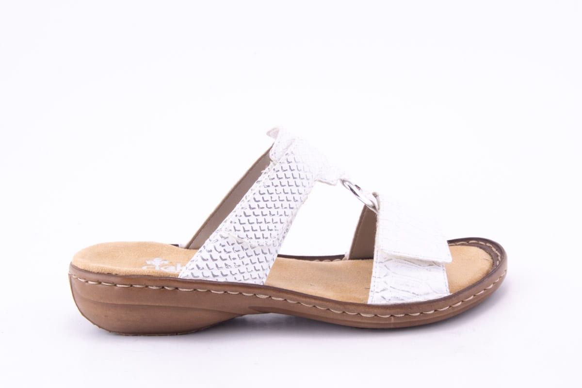 Saboti Dama Rieker Riek 608P9 /Alb – amely.ro